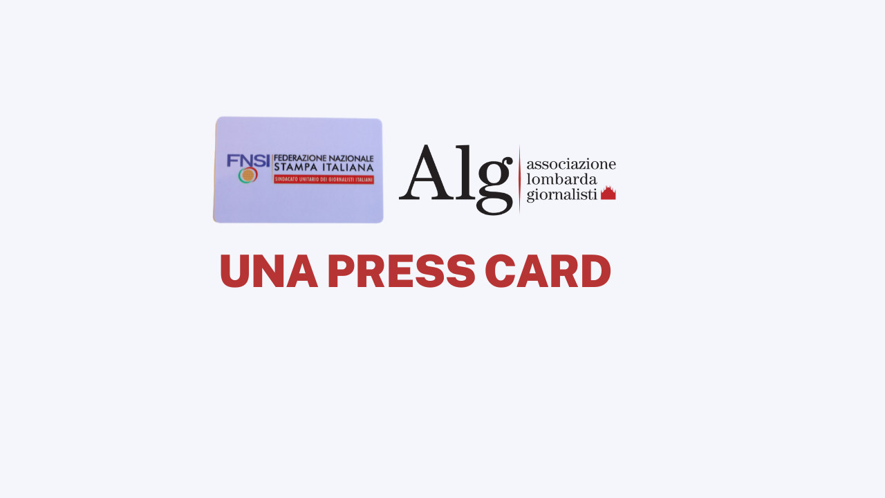 Una press card - ALG